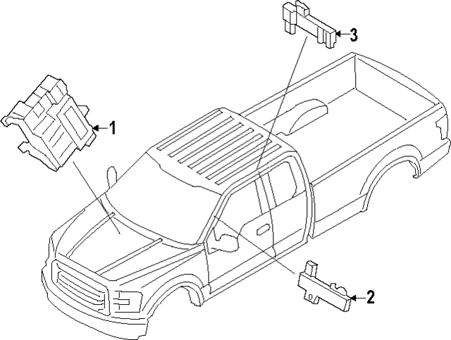 2023-2024 Ford Module PU5Z-15604-A | QuirkParts