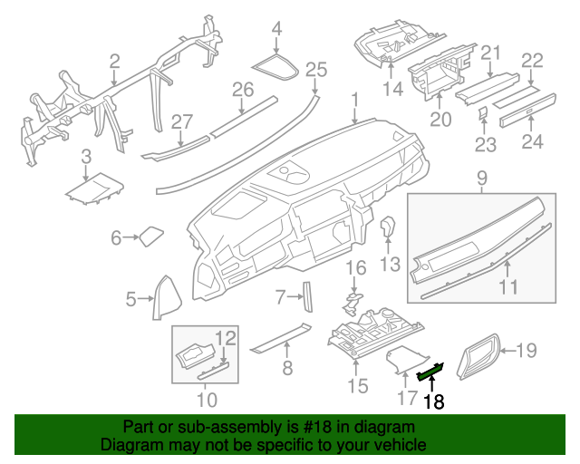 51459203709 - 2010-2017 BMW Cover (51-45-9-203-709) | BMW of South ...