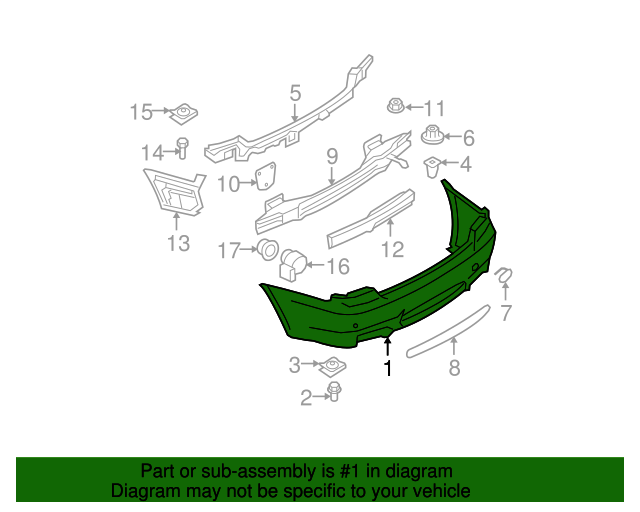 Genuine BMW 51-12-7-907-209 | Bumper Cover | FREE Shipping on Most ...