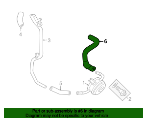 16572-50150 - Radiator Coolant Hose 1998-2007 Toyota Land Cruiser ...