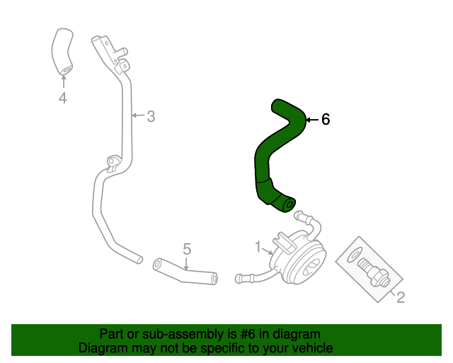 16572-50150 - Radiator Coolant Hose 1998-2007 Toyota Land Cruiser ...