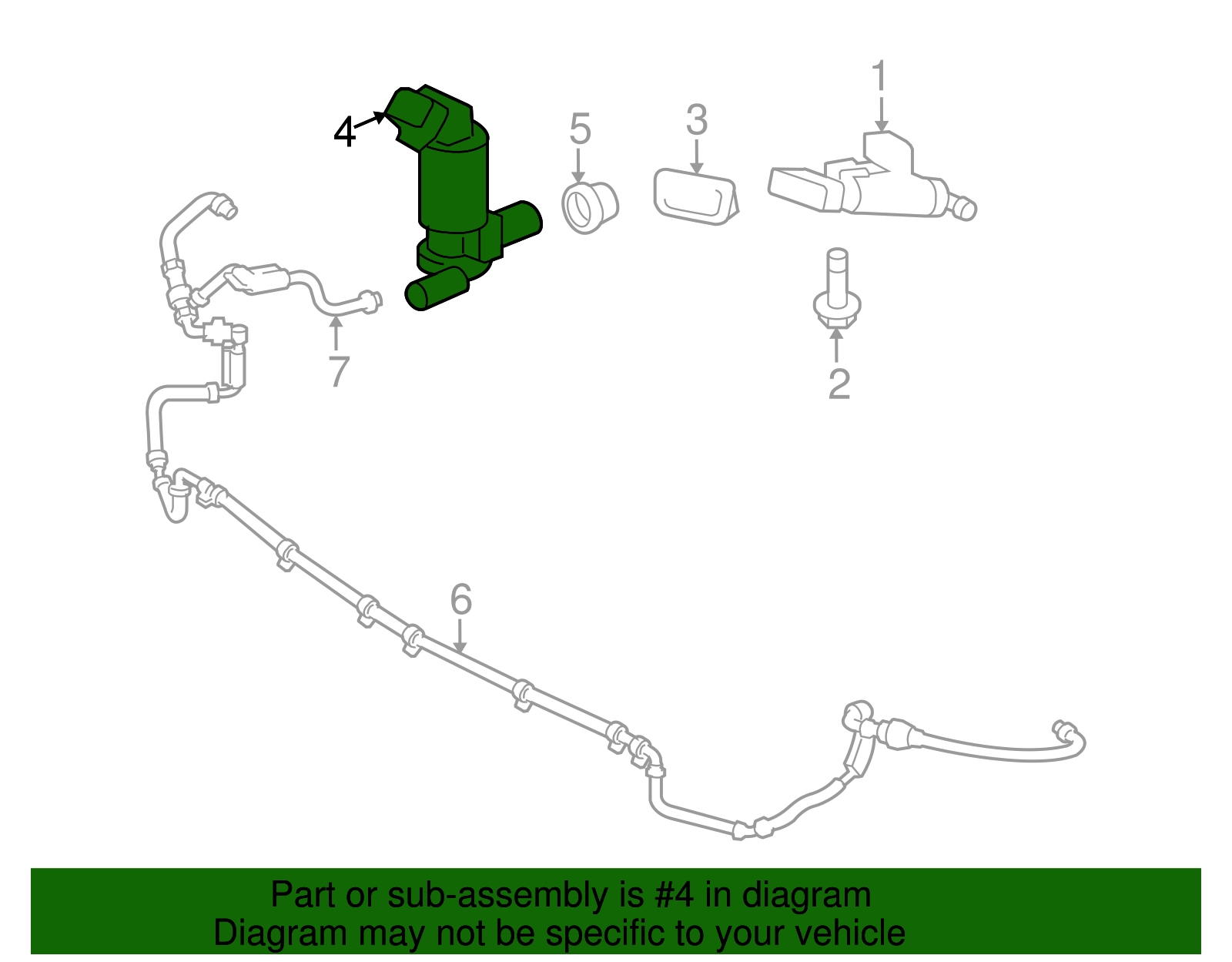 85280-30040 - 2008-2024 Toyota - Washer Pump | Sparks Parts