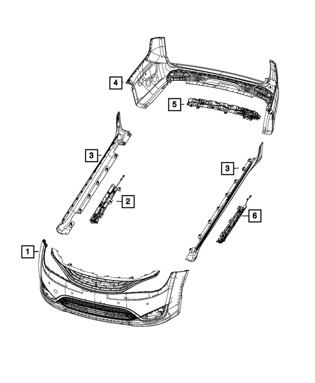 2017-2024 Chrysler Power Lift-Gate Hands Free Assembly 68275630AJ ...