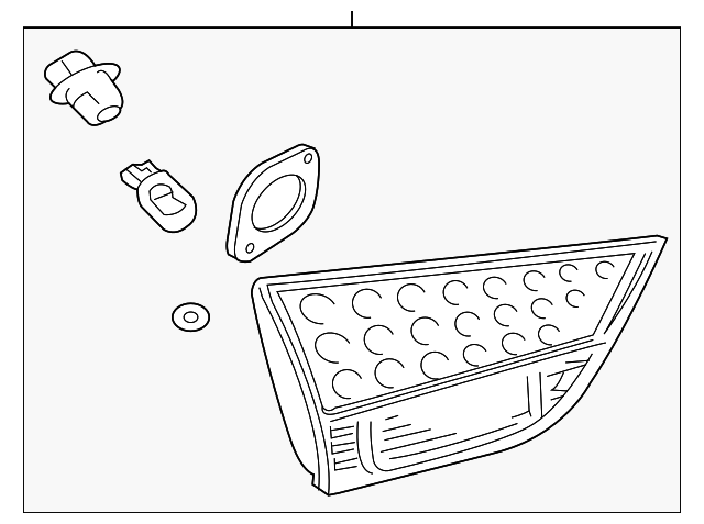 2007-2012 Mitsubishi Outlander Combo Lamp Assembly 8331A006 ...