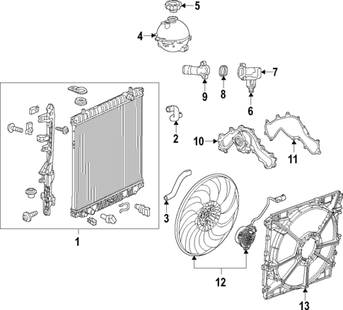 Cooling System for 2018 GMC Acadia | GMPartsNow