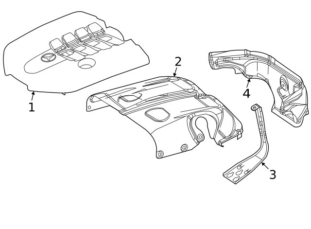 177-142-00-40 - Heat Shield Bracket 2020 Mercedes-Benz | Mercedes-Benz ...