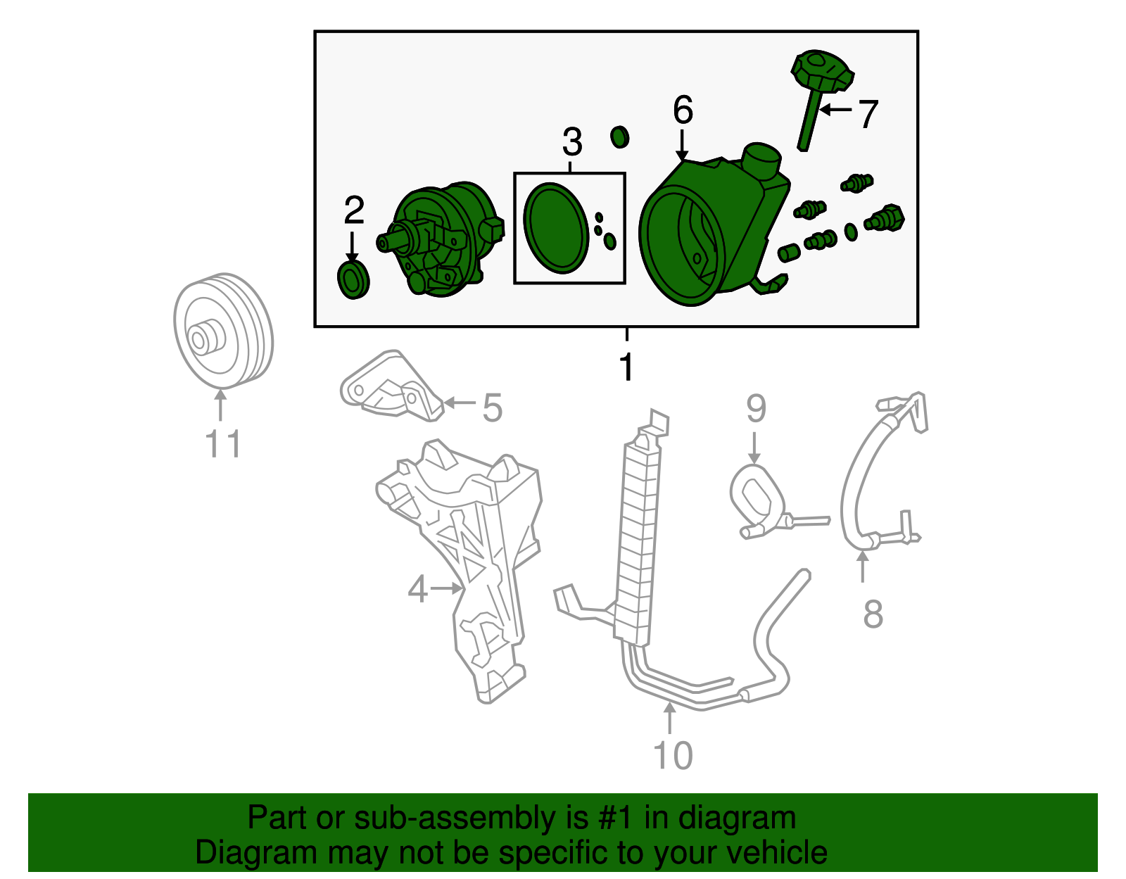 2006-2014 GM Power Steering Pump 19420691 | OEM Parts Online