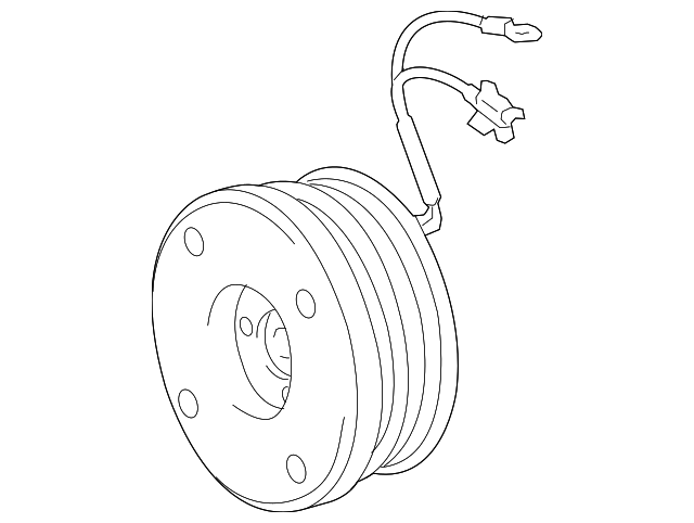 2007-2017 Toyota Tundra A/C Compressor Clutch 88410-0C080 | Toyota ...