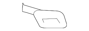 2018-2021 Chevrolet Traverse Rear Quarter Trim Cap 84234703 GM ...