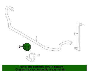 Genuine BMW 31-35-6-765-574 | Stabilizer Bar Bushing | FREE Shipping on ...