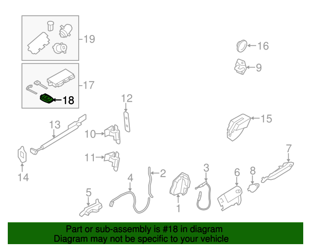2011-2019 BMW Keyless Entry Transmitter 66-12-8-723-578 | BMW Parts ...