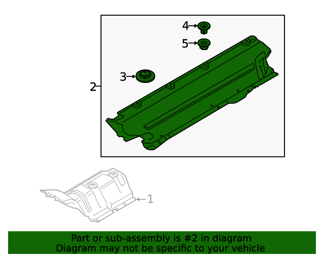 84217-S9000 - Under Cover - 2020-2023 Kia Telluride | Kia Auto Parts