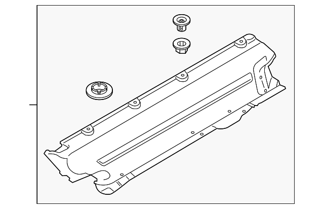 84227-S9000 - Under Cover 2020-2024 Kia Telluride | Kia.Parts Store