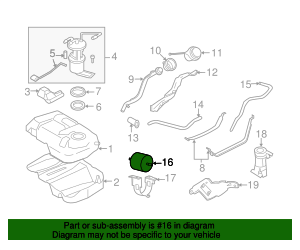 1984-2008 Ford Fuel Filter YF1Z-9155-CA | Varsity Ford