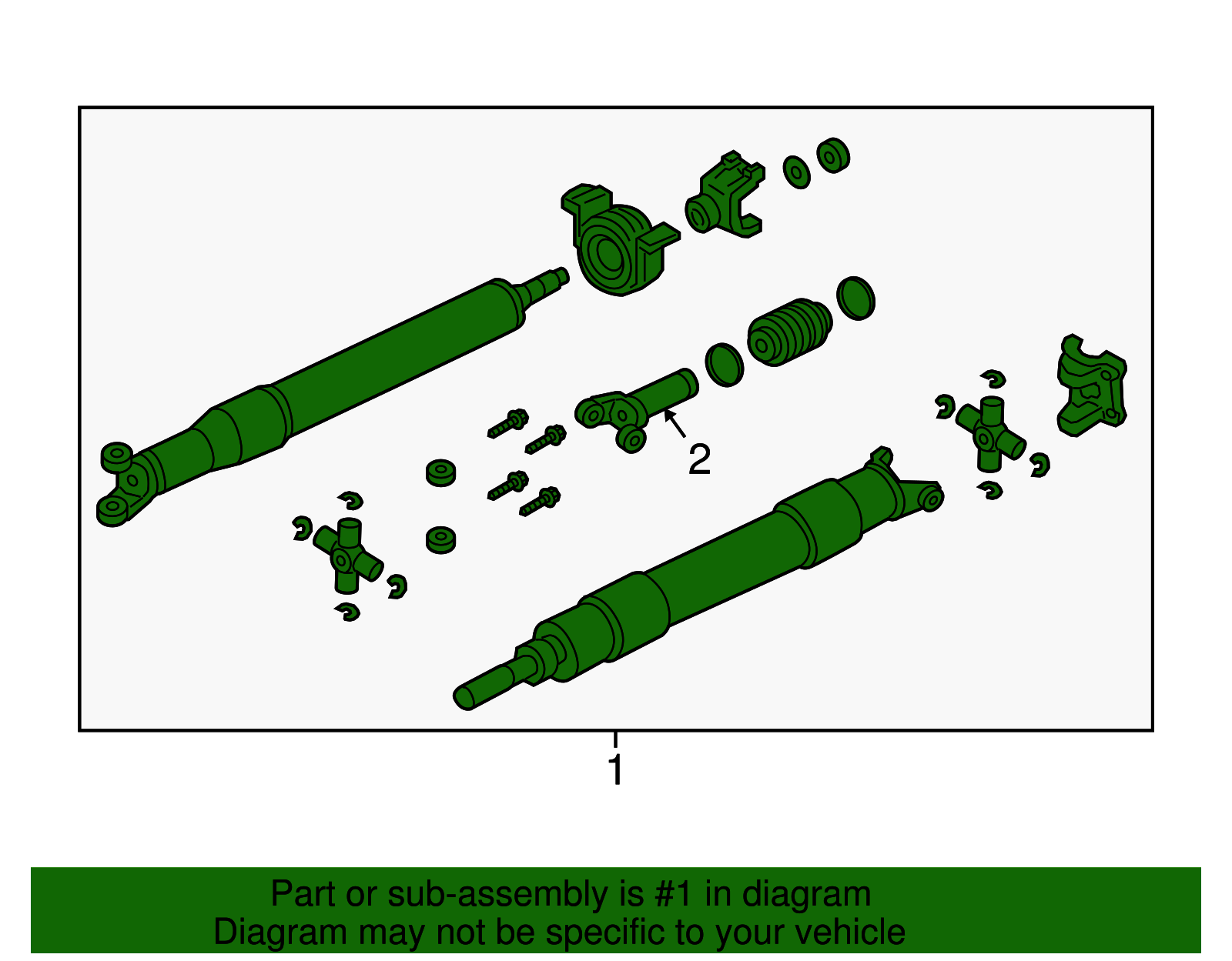 2017-2022 Ford Drive Shaft HC3Z-4R602-GB | Ford AutoNation Parts