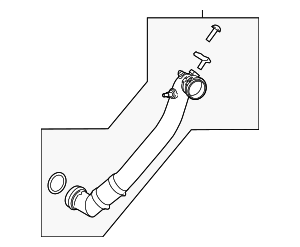 2018-2020 Ford Inter-Cooler Hose JL3Z-6C646-B | QuirkParts