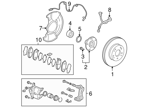 Front Brakes for 2006 Honda Civic Toronto Honda Parts