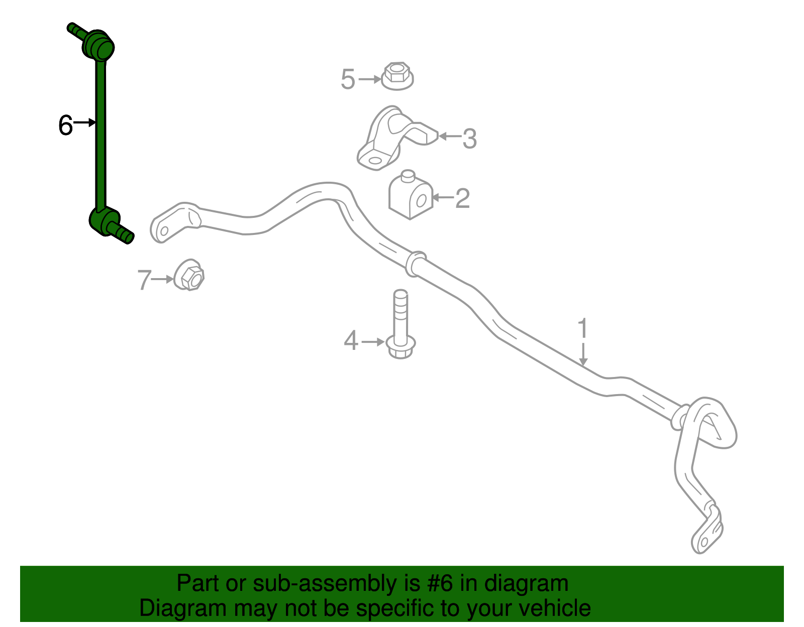 Ford Dealership 2012-2023 Ford Motorcraft™ Stabilizer Link MEF-309 ...