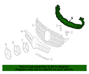 205-505-19-30 - Air Duct 2015-2018 Mercedes-Benz | Mercedes-Benz USA Parts