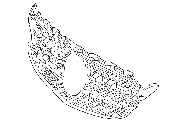 205-888-03-23 - Grille 2015-2021 Mercedes-Benz | Mercedes-Benz USA Parts