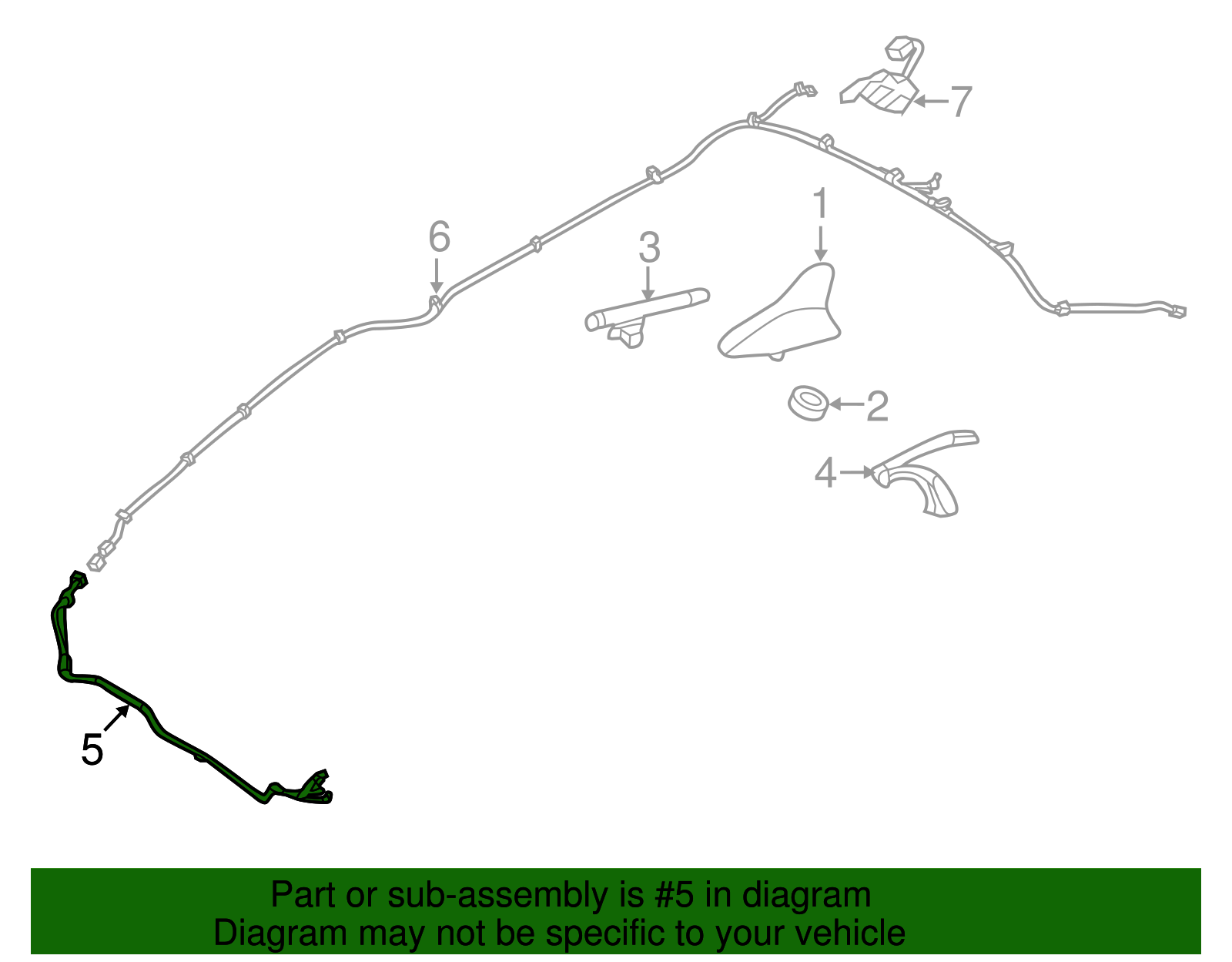 96220-3V600 - High-Quality Antenna Cable for 2012-2014 Hyundai Azera ...