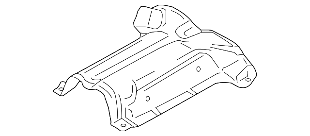 2017-2019 Porsche Panamera Heat Shield 971-804-164 | Delaware Porsche Parts