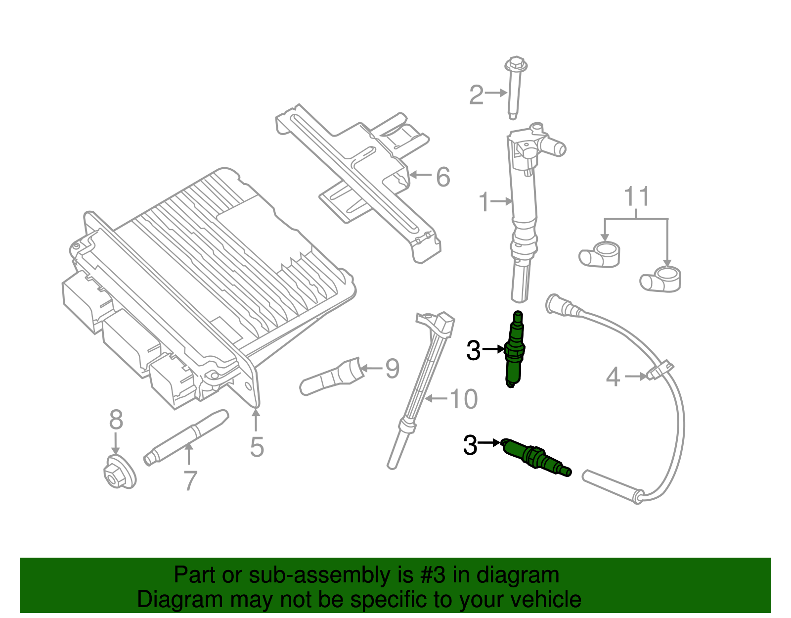 2010-2022 Ford Motorcraft™ Spark Plug SP-526-X | Varsity Ford
