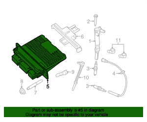 2011-2016 Ford Ecm BC3Z-12A650-FCNP | Ford Parts Catalog