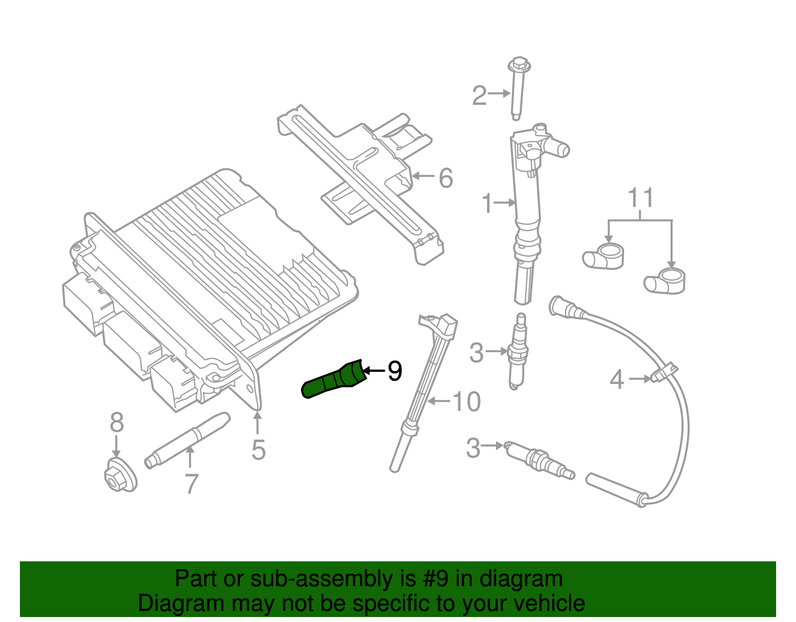 Original 2010-2019 Ford Camshaft Sensor AL3Z-12K073-B | Levittown Ford ...