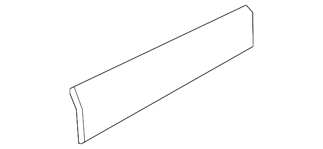 2010-2016 Porsche Panamera Trim Molding 970-552-986-00-GX1 | Porsche Marin