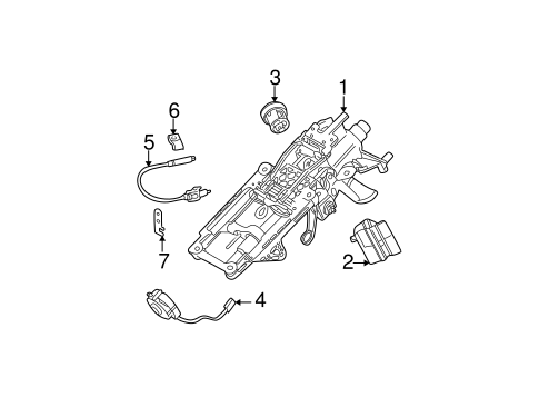 Steering Column Assembly for 2005 Mini Cooper | Mini Parts Direct