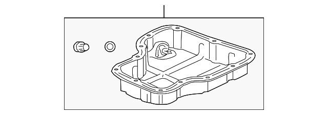 2003-2006 Mitsubishi Outlander Oil Pan MD374638 | Mitsubishi Parts ...