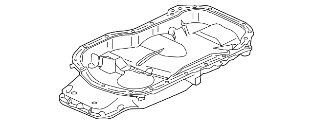 MN187643 - Oil Pan 2003-2006 Mitsubishi Outlander | Mitsubishi Direct Parts