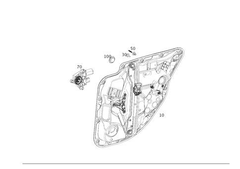 Window Lifter for 2017 Mercedes-Benz GLC 300 | Mercedes-Benz USA Parts