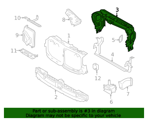 51747454026 - 2019-2022 BMW X7 Upper Duct (51-74-7-454-026) | BMW of ...