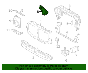 51747458858 - 2019-2021 BMW X7 Side Duct (51-74-7-458-858) | BMW of ...