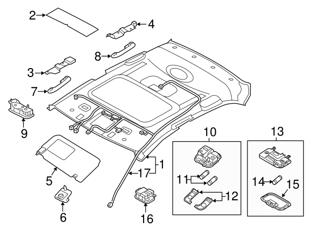 2012-2014 Kia Rio Wire Harness 91800-1W111 | QuirkParts