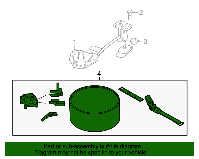 09120-4D500 - Spare Cover 2015-2021 Kia Sedona | Kia.Parts Store
