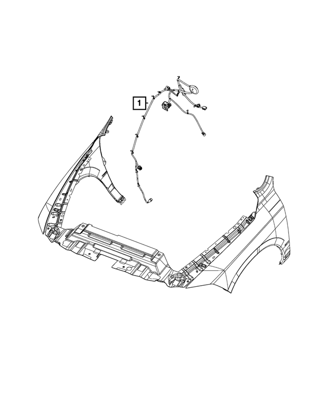 2023-2024 Ram 1500 Classic Dash Right Wiring 68571477AB | Mopar eStore
