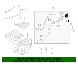 31450-R5500 - Vapor Canister Filter 2021-2025 Kia | Kia.Parts Store