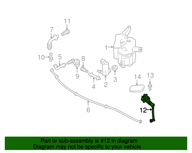 2012-2015 Toyota Actuator 85207-47030 | Toyota Parts Center