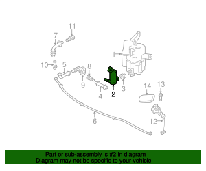 Genuine Toyota Pump part# 85280-47010 for 2010-2015 Toyota | Ourisman ...