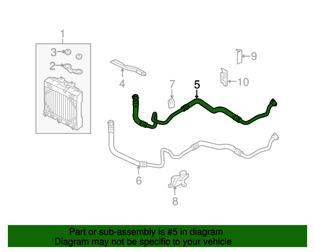 17227589509 - 2010-2019 BMW Inlet Hose (17-22-7-589-509) | BMW of South ...
