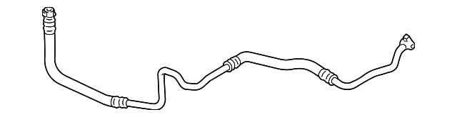 17227589510 - 2010-2019 BMW Oil cooler Outlet Hose (17-22-7-589-510 ...