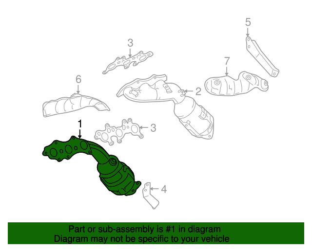 2013-2019 Toyota Exhaust Manifold 17140-31610 | OEM Parts Online