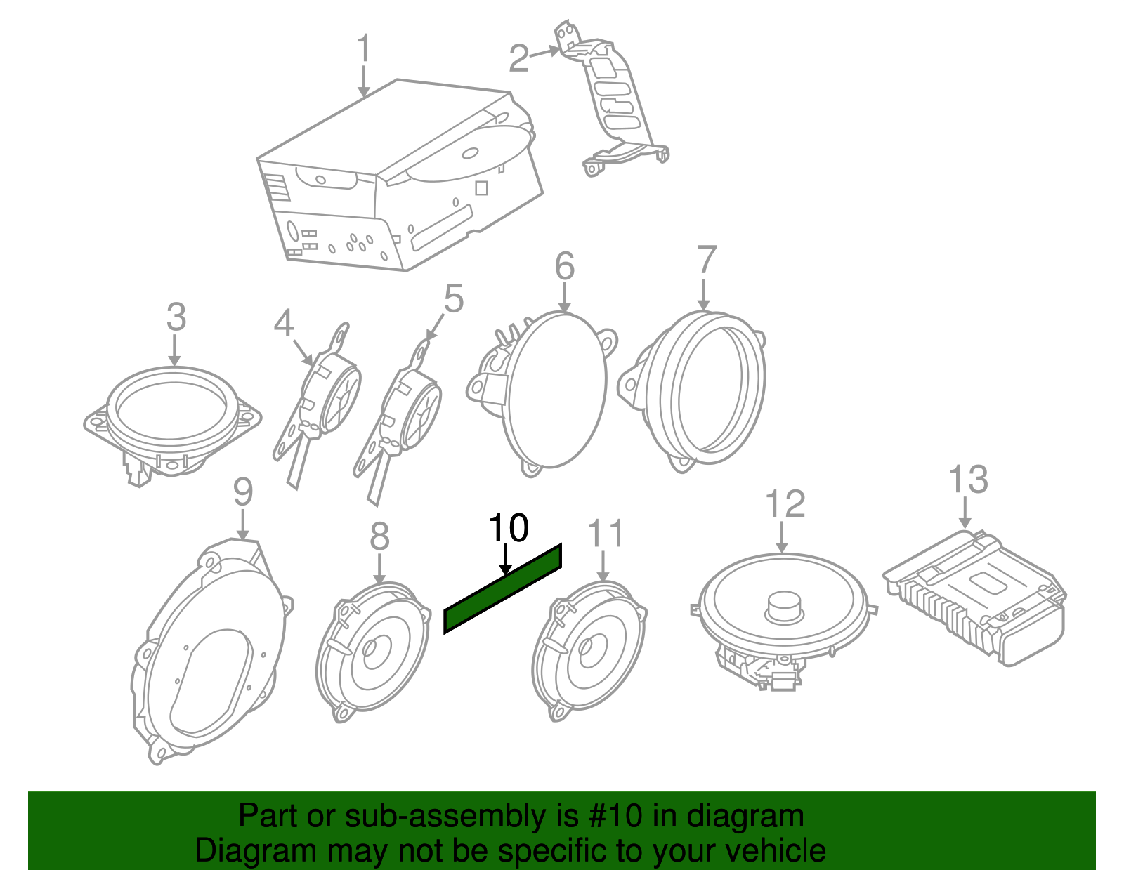 2007-2008 Infiniti G35 Front Dr Speaker Insulator 80160-JK100 | Infiniti of Orland Park