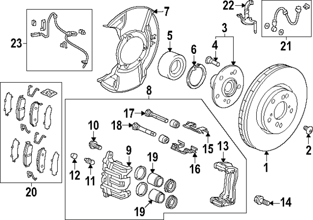 45255-3D4-A00 - Splash Shield 2023-2024 Honda CR-V | Honda Parts Online