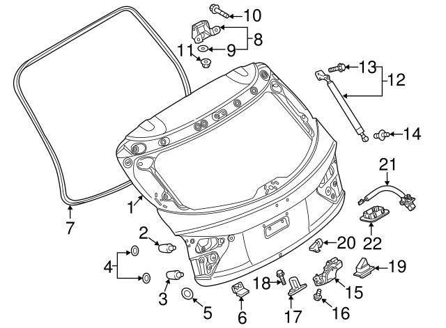 BHN9-67-RC0A Mazda 3 Rear Camera| TascaParts.com