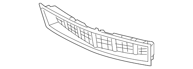 25957702 - Light Silver Front Lower Grille 2008-2014 Cadillac ...