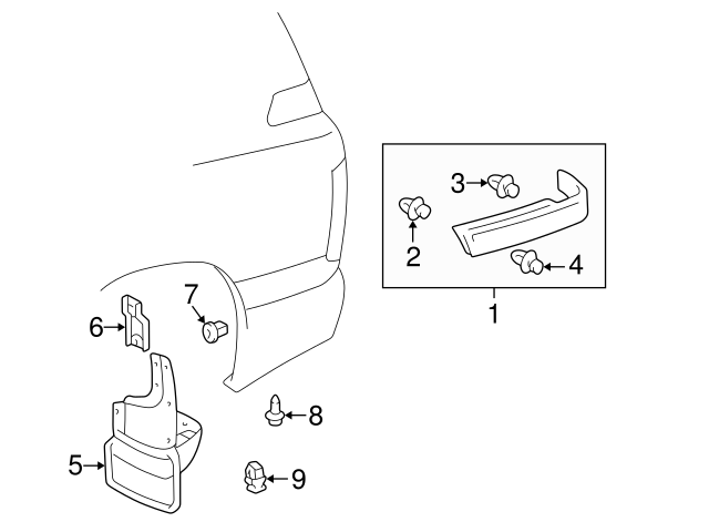 1998-2002 Lexus LX470 Molding Assembly 75606-60041-H2 | OEM Parts Online